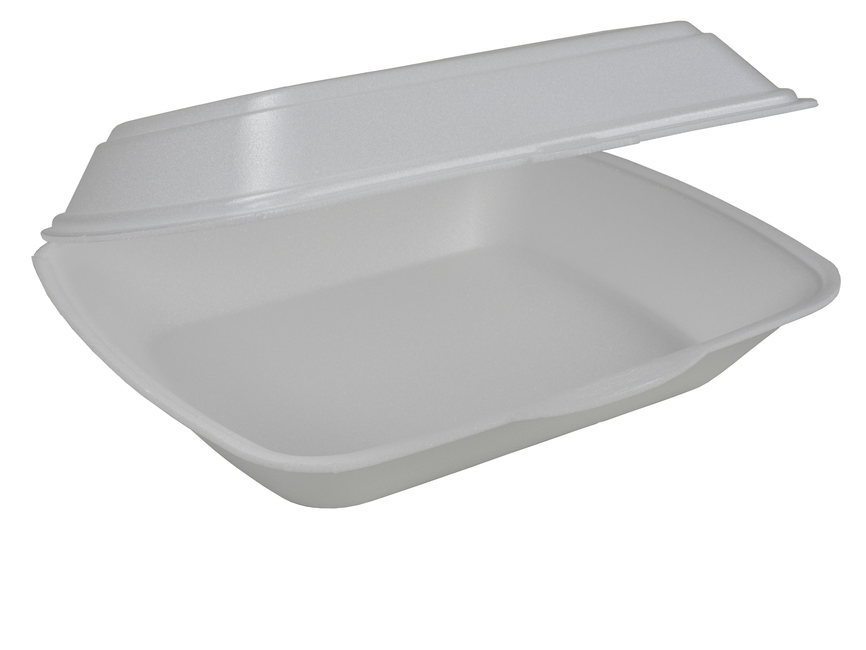 Take Away Menübox aus XPS, weiss, 1-teilig, mit Deckel Partybedarf.ch